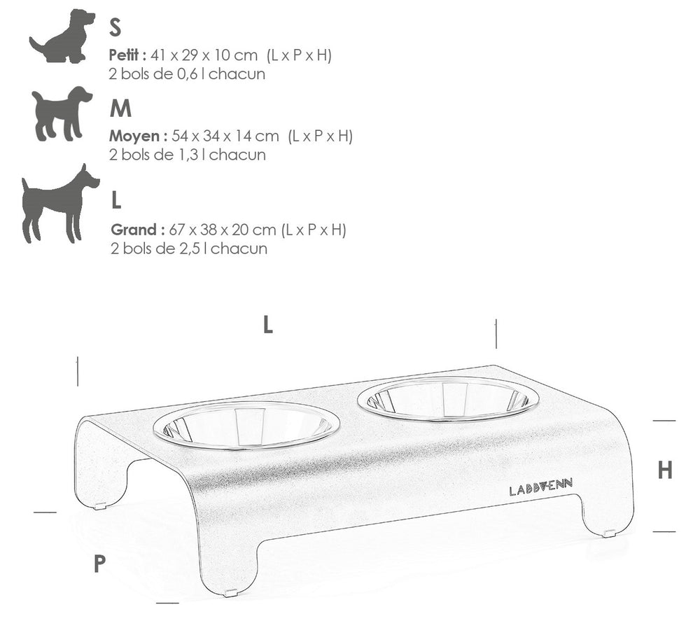 Gamelle pour chien et chat design - Gamelle contemporaine